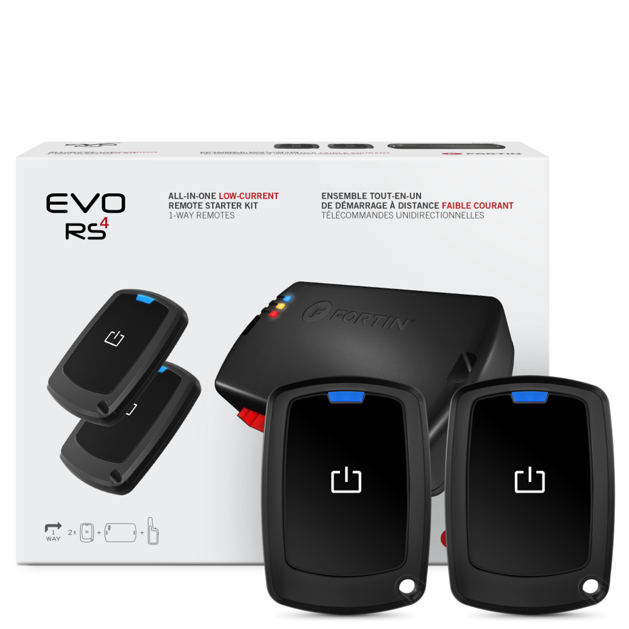 Fortin EVO-ALL-411 All in One Remote Starter System with 1-Way 1-Butto
