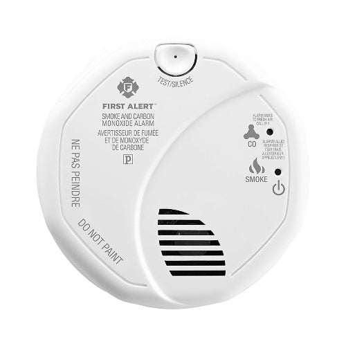 BRK First Alert SC7010BA 120V Hardwired Smoke & CO Combo Alarm w/Batte