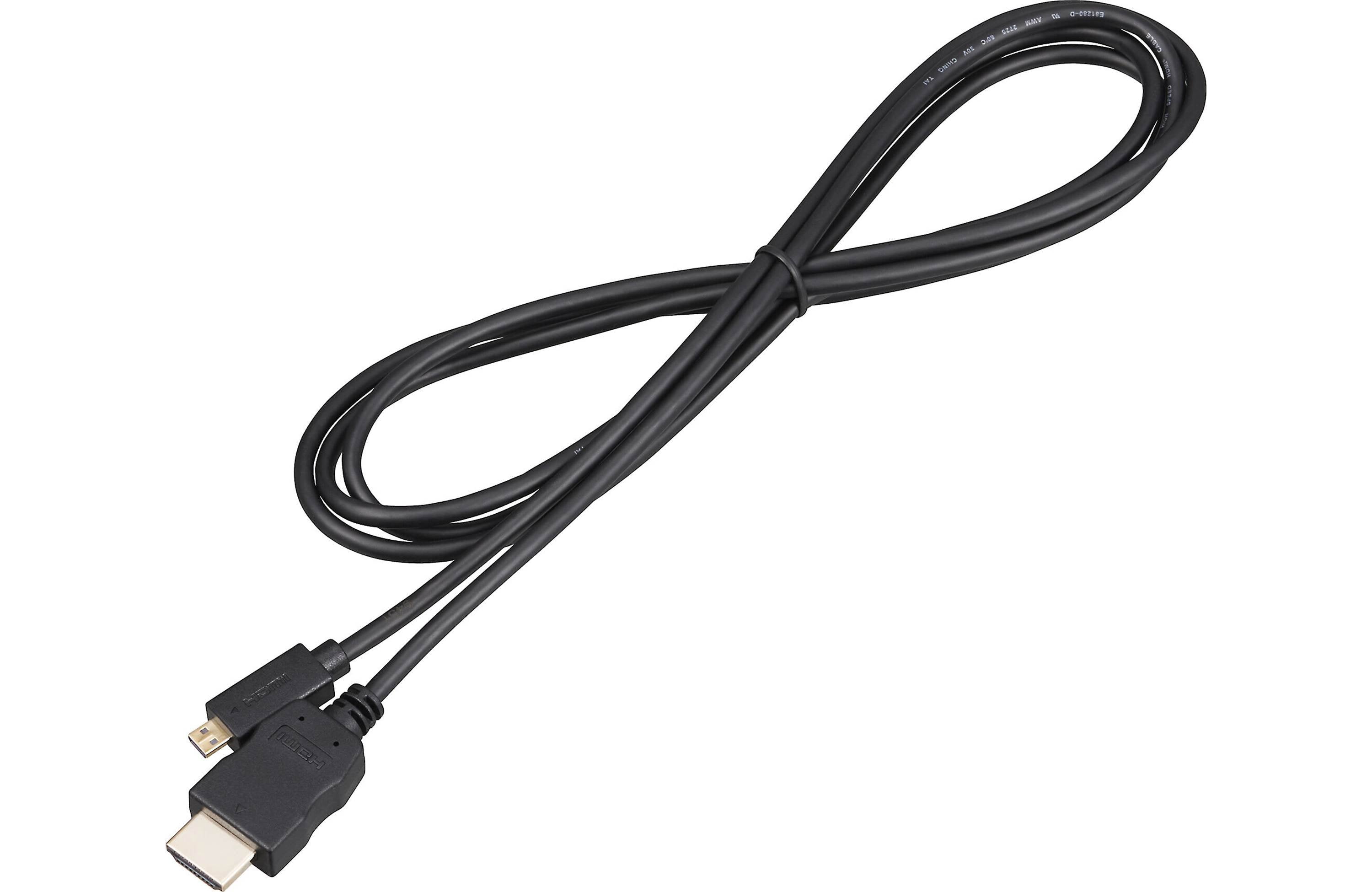 Kenwood KCA-HD200 HDMI (Type-A) to micro HDMI (Type-D) Cable (1.8-mete