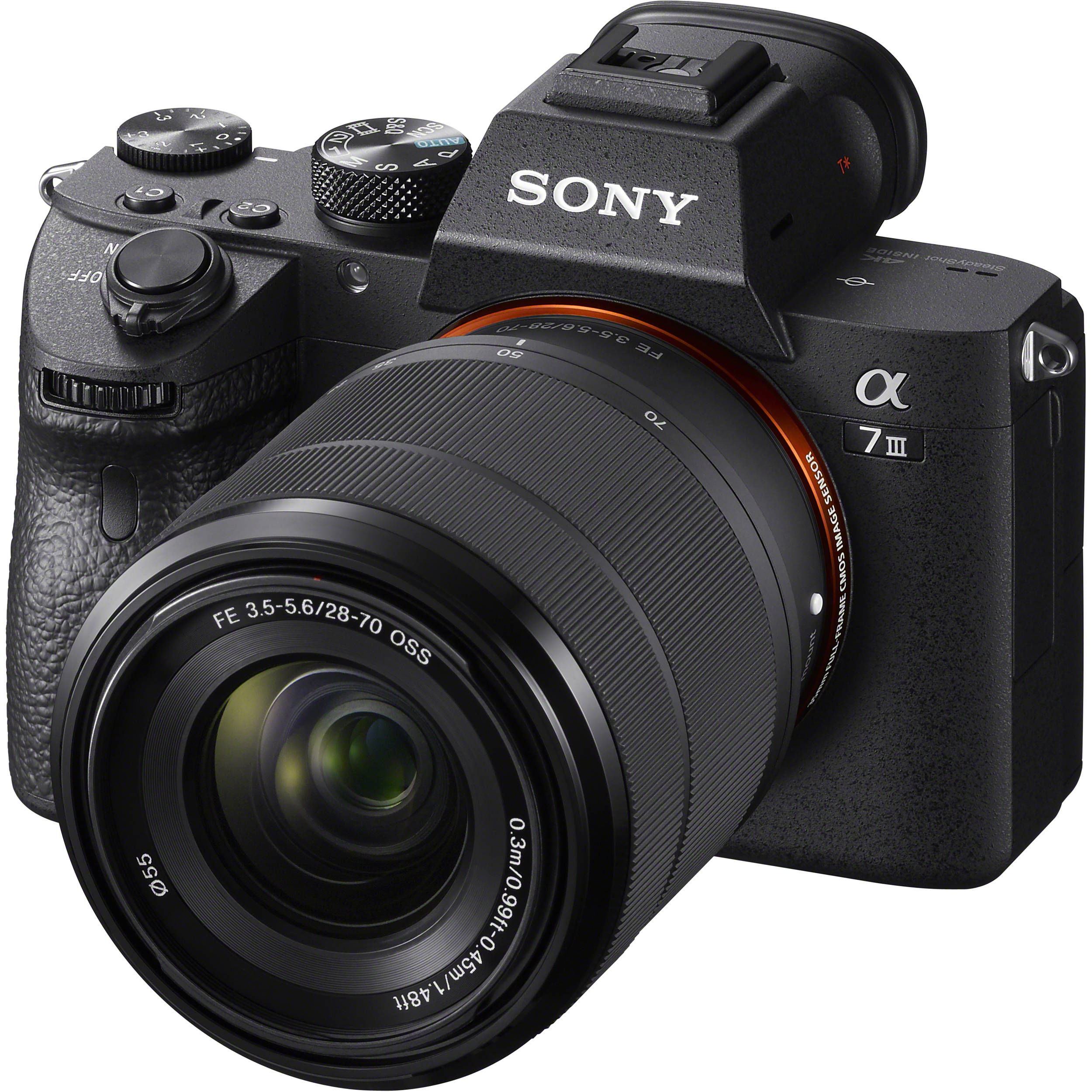 Appareil photo Vlogger sans miroir plein format Sony Alpha a7 III avec