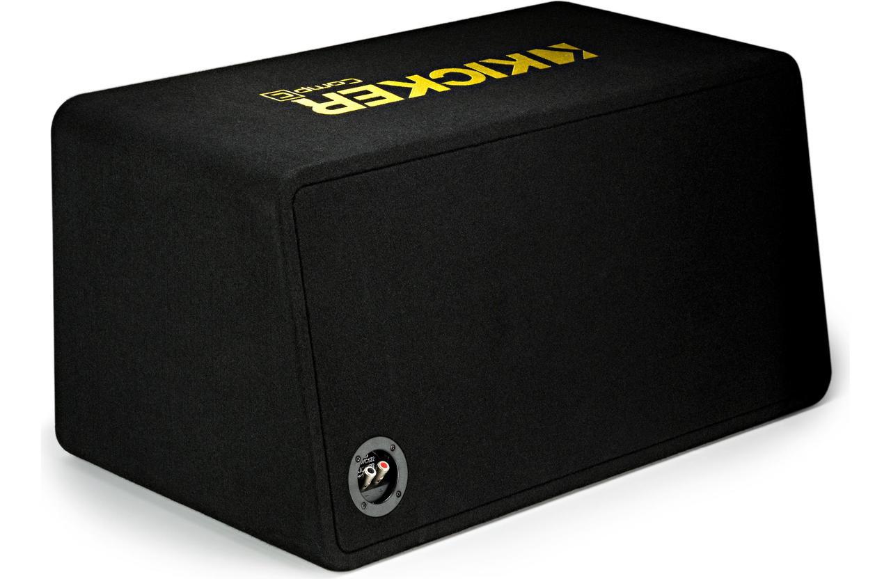 Kicker 44DCWC102 Ported enclosure with dual 10" CompC subwoofers