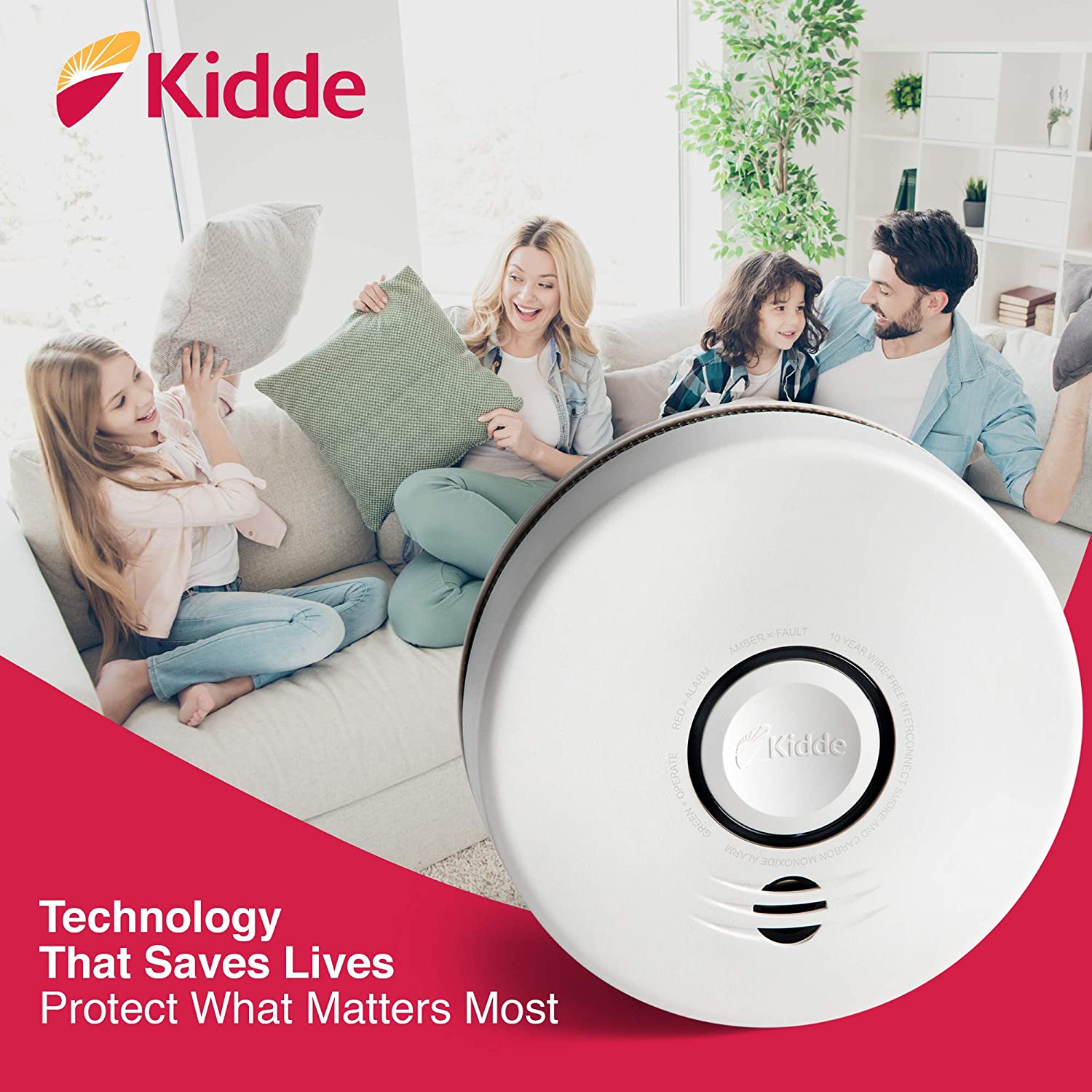Kidde 120 V AC Wireless Talking Smoke Alarm - Basselectronics.ca